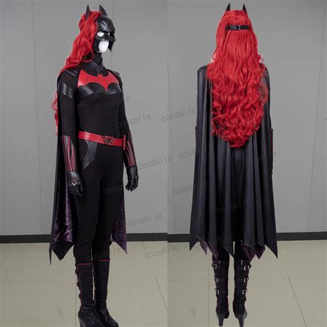 Batwoman Cosplay Costume Kate Kane Batgirl Costume For Woman Etsy