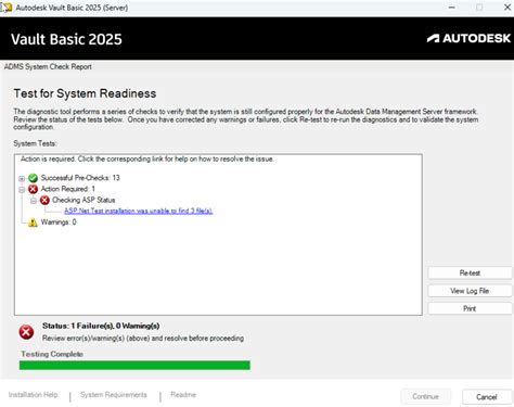 Aspnet Test Installation Unable To Find 3 Files When Vault Server