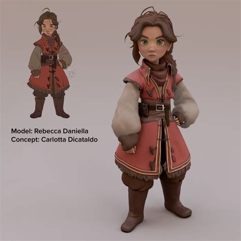 Rebecca Daniella On Linkedin 3dmodeling Zbrush Maya Charactermodeling