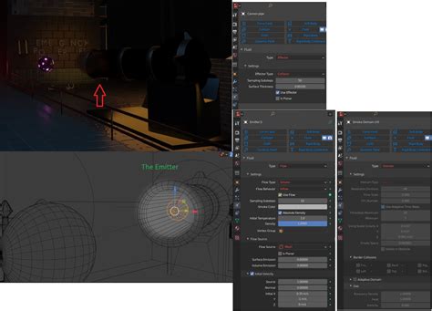 Smoke Visible Through Object In Render Image Particles And Physics Simulations Blender