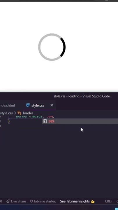 Css Loading Spinner Animation Html And Css Youtubeshorts Youtube Shorts Youtube