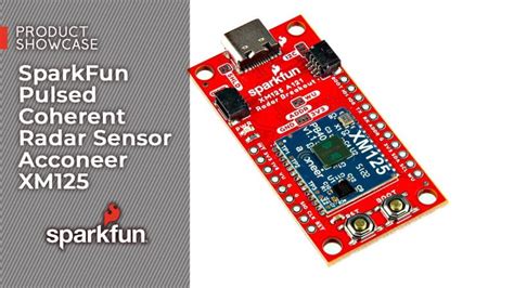 sparkfun pulsed coherent radar sensor acconeer xm125 adam andersson