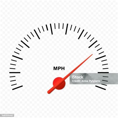 자동차 속도계 자동차 속도 표시기 아이콘입니다 자동차 대시 보드 현실적인 자동차 속도계 단리된 벡터 그래픽 Eps 10 계기판 차량 부분에 대한 스톡 벡터 아트 및 기타