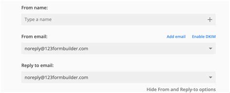 help how to set up email notifications 123formbuilder