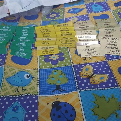 Personalized Name Tag Hobbies Toys Stationery Craft Art Prints On Carousell