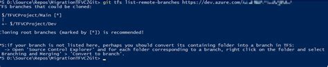 Azure Devops Unauthorized Error With Git Tfs List Remote Branches Stack Overflow