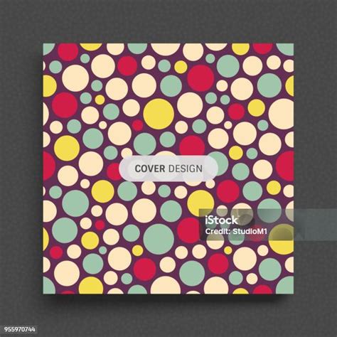 디자인 서식 파일을 커버 색 동그라미와 추상적인 배경입니다 3 차원 벡터 그림입니다 0명에 대한 스톡 벡터 아트 및 기타 이미지 0명 3차원 형태 가리기 Istock