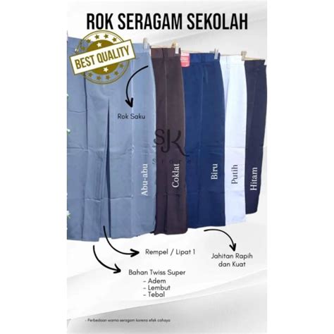 Jual Rok Span Smp Sma Rok Span Sekolah Rok Span Span Depan Rok Seragam Sma Seragam Sma