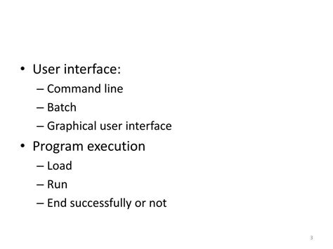 Ppt Fundamentals Of Operating System Structures And Services Powerpoint Presentation Id2400268