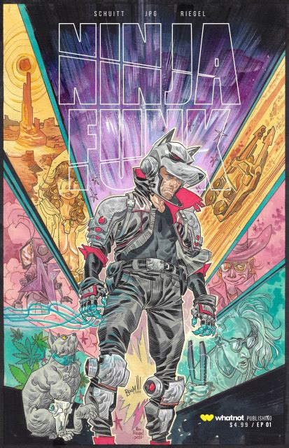 Ninja Funk Riegel Cover Fresh Comics