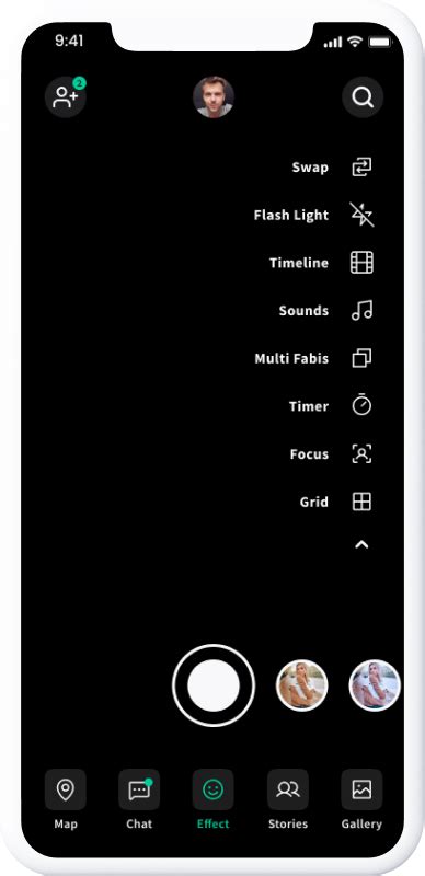 Fabchat Snapchat Clone Flutter App Ui Kit By Idea2codeinfotech