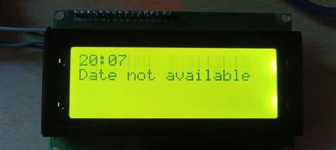 Contrast Artifacts Fault On Lcd2004 Display Images Displays