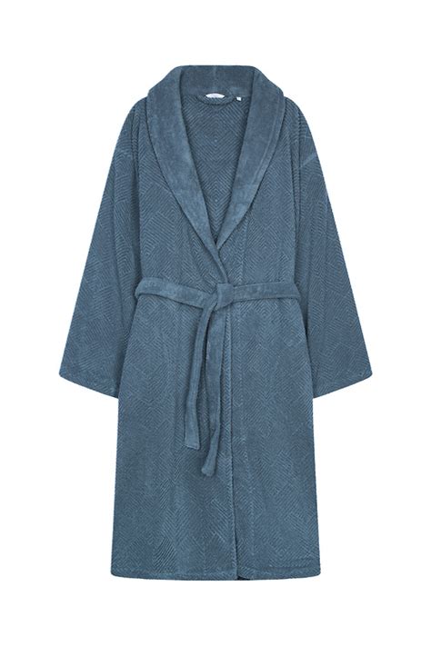 Халат из хлопка Frette Халаты Голубой на Babochka Ru