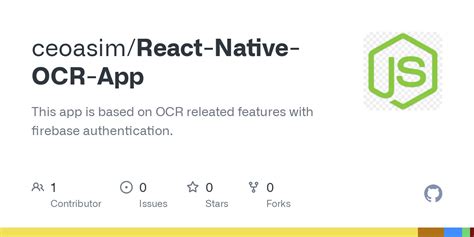 Github Ceoasimreact Native Ocr App This App Is Based On Ocr