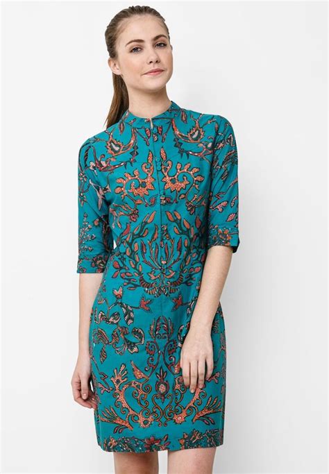 Model Baju Dress Batik Terusan Wanita Modern Toko Baju Batik Wanita My Xxx Hot Girl