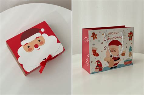 크리스마스 산타 루돌프 중목 양말 모음 선물포장세트