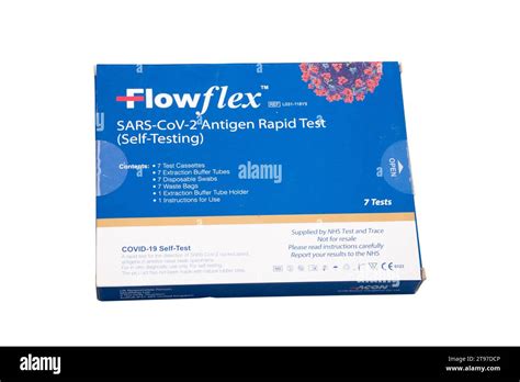 Box Of Lateral Flow Test Lft Lfd Lateral Flow Device Kit For