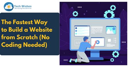 The Fastest Way To Build A Website From Scratch No Coding Needed Tech Wishes Solutions