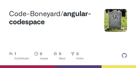 github code boneyard angular codespace