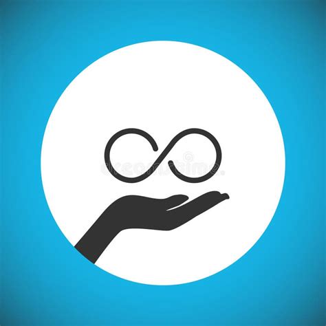 Devops Concept Devops Symbol In Hand Stock Vector Illustration Of