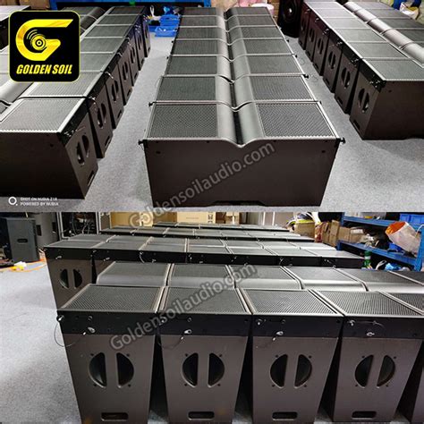 Goldensoil Audio Kr Kr Dual Line Array Tops And Double Bass Active Speaker System