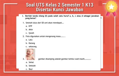 soal uts kelas 2 semester 1 k13 disertai kunci jawaban biologizone