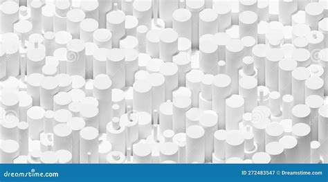 Random Shifted White Polygon Geometrical Tiny Prism Shaped Fracture