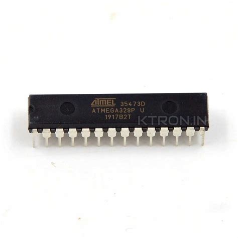 Buy Atmel Avr Atmega328p Pu 8 Bit Microcontroller 32kb Ktron India
