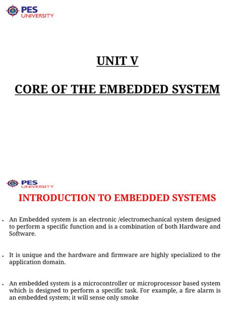 Epd Unit 5 Embedded Systems Pdf