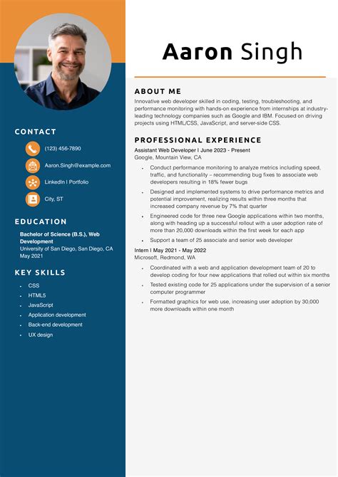 Best Web Developer Resume Examples And Templates For 2025