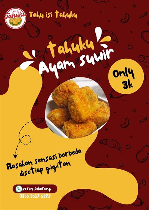 Pamflet Poster Makanan Di 2025 Poster Makanan Makanan Makanan Pedas