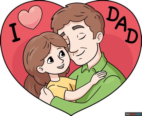 12 Easy Fathers Day Drawing Tutorials