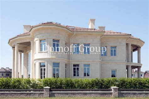 Дома с колоннами: реализованные проекты Домофф Групп с подробным ...