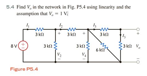 solved 5 4 find vo in the network in fig p5 4 using