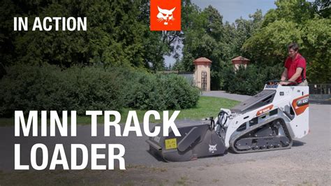 Bobcat Mt100 Mini Track Loader In Action Youtube