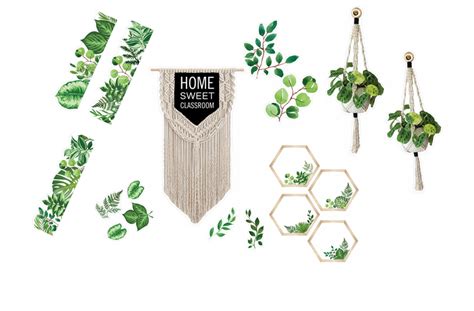Schoolgirl Style Simply Boho Home Sweet Classroom Door Decor Bulleti