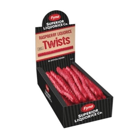 Raspberry Licorice Twists Sweet Pickings