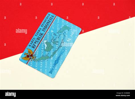Indonesian National Electric Identity Card Called E Ktp Or Kartu Tanda