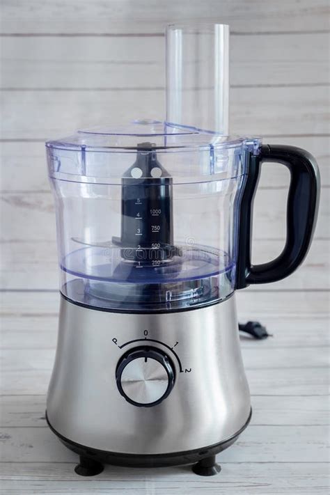 Food Processor For Slicing Chopping Vegetables And Fruits Stock Image