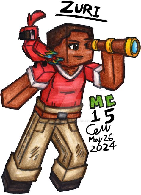 Zuri Minecraft 15th Anniversary By Lasercraft32 On Deviantart