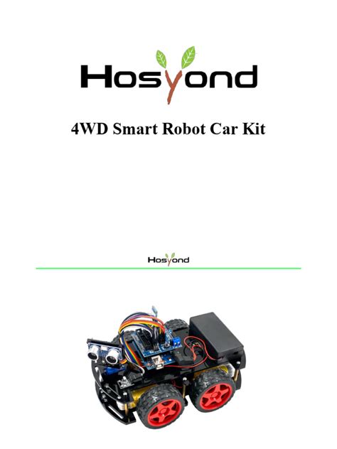 hosyond 4wd smart robot car kit pdf arduino bluetooth
