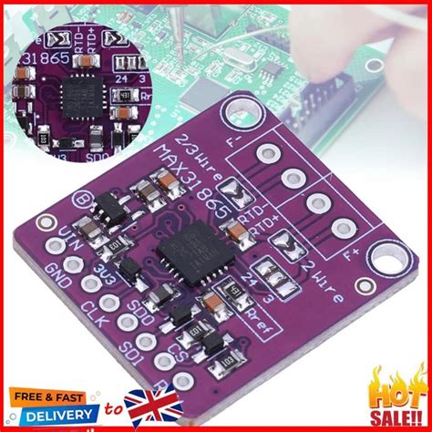 Max31865 Pt100 Pt1000 Rtd Temperature Thermocouple Sensor Module 3 3 5 V £6 10 Picclick Uk
