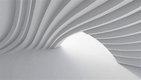 Premium Photo Abstract Architecture Background 3d Illustration Of White Circular Building