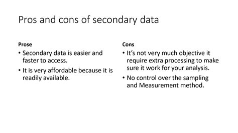 Difference Between Primary Data And Secondary Data In Research Study Of Education