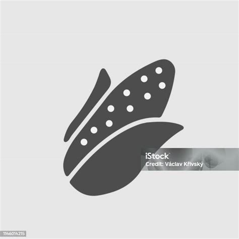 옥수수 벡터 아이콘입니다 팝콘 기호입니다 간단한 고립 된 그림 건강한 생활방식에 대한 스톡 벡터 아트 및 기타 이미지 건강한 생활방식 건강한 식생활 날것 Istock