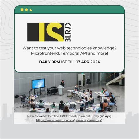 Janardan Revuru On Linkedin Javascriptmeetup Quiz Webtechnologies