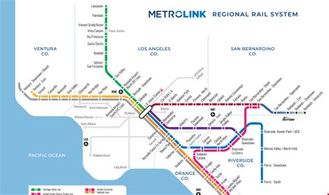 Metrolink Route Map