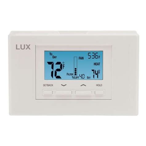 Lux Day Programmable Thermostat In The Programmable Thermostats Department At Lowes Com