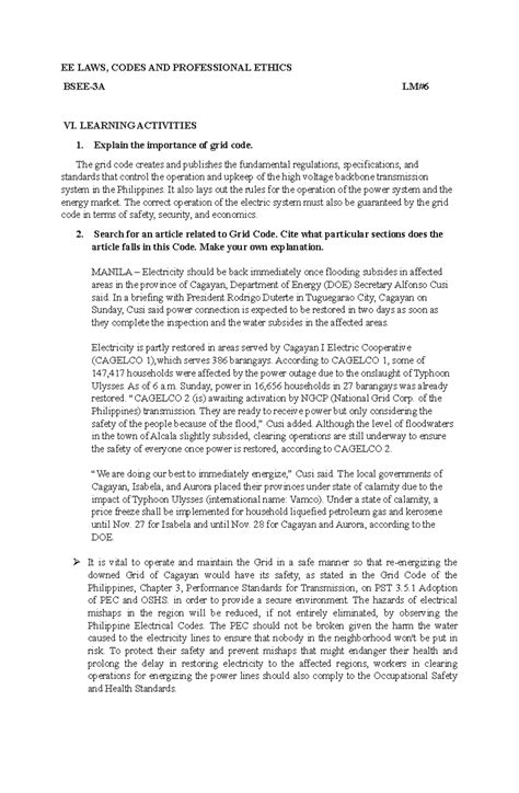 LM EE LAWS CODE AND Professional Ethics EE LAWS CODES AND