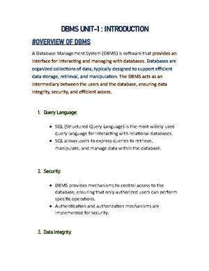 DBMS UNIT 4 Transaction Processing Concept DBMS UNIT 4